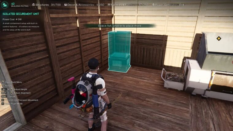 How To Fix Space Full Unable To Place More In Once Human