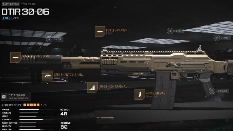 Best DTIR 30-06 Battle Rifle Loadout MW3 & Warzone