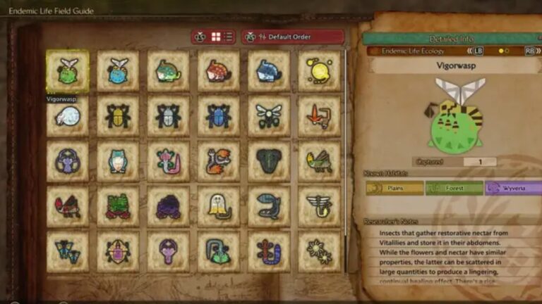 All Endemic Life In Monster Hunter Wilds: Guide