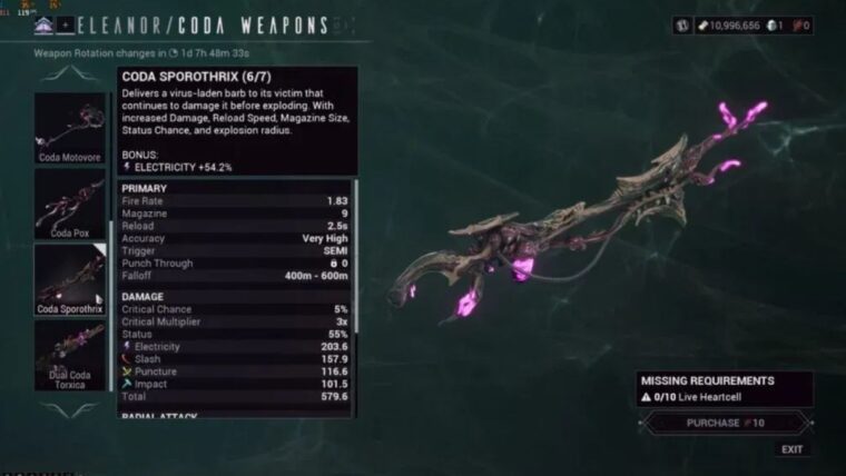 Warframe Coda Weapons: Best Ones & Farming Guide