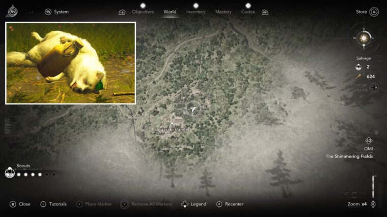 Assassin's Creed Shadows Legendary Animals (Sumi-E) Locations