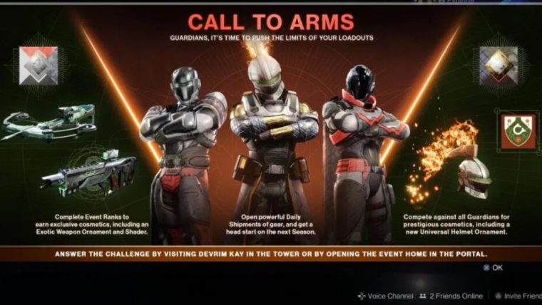 Everything You Need To Know About Call To Arms In Destiny 2